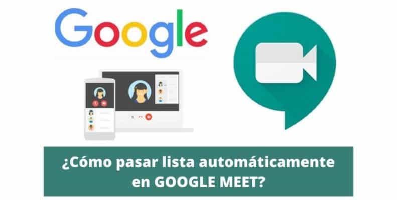¿Cómo pasar lista automáticamente en GOOGLE MEET? - TIPS PARA DOCENTES